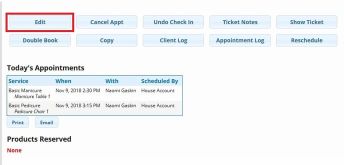 Scheduling/Editing an Appointment w/ Video